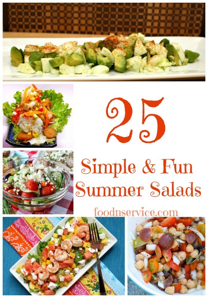 25 Simple & Fun Summer Salad Recipes