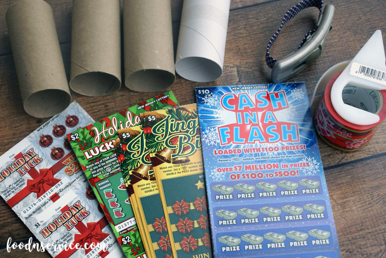 DIY NJ Lottery Ticket Scratch Off Christmas Tree • FoodnService