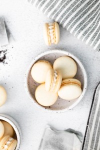 Earl Grey Macarons • FoodnService