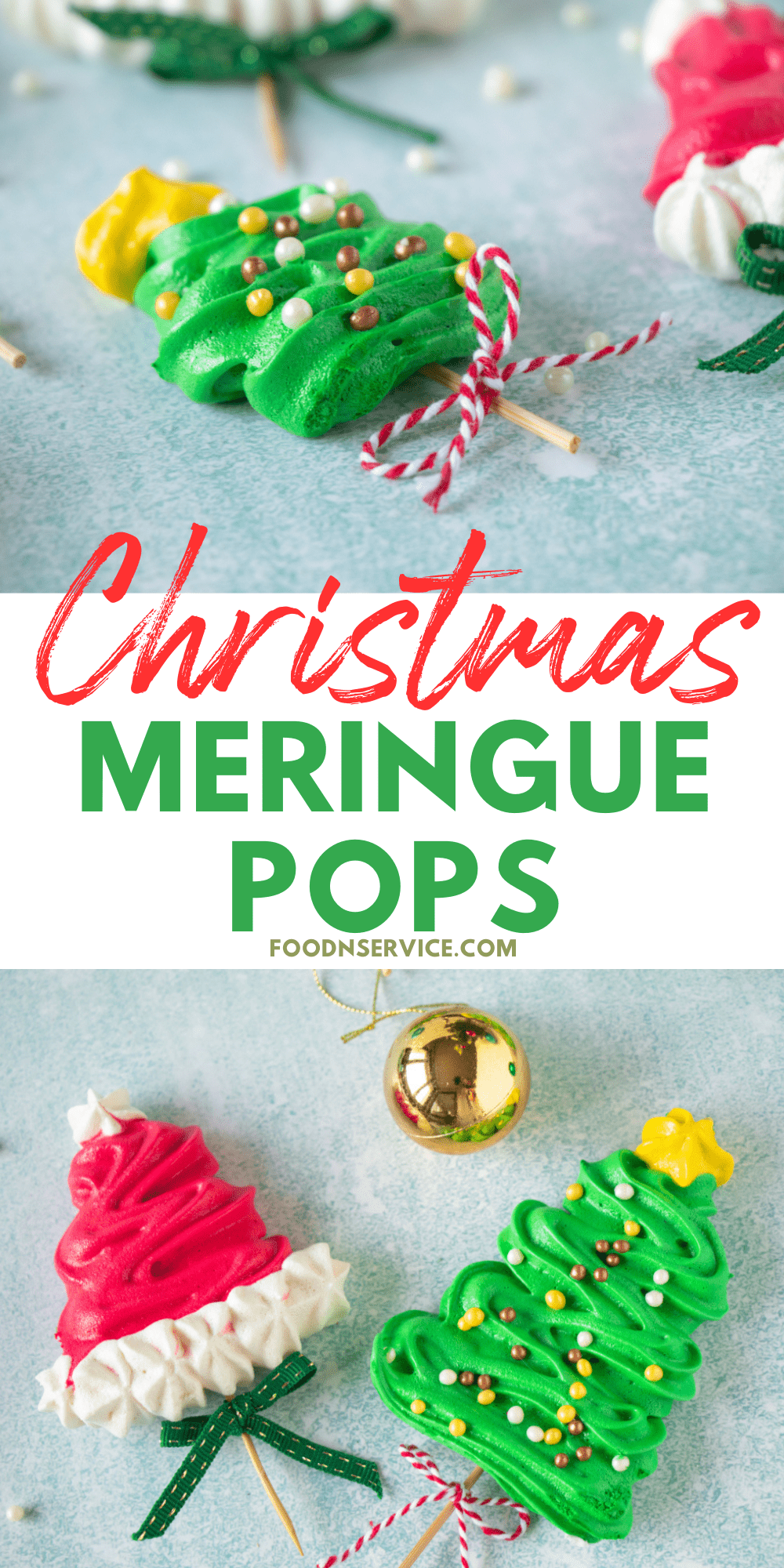 Christmas Meringue Pops • FoodnService