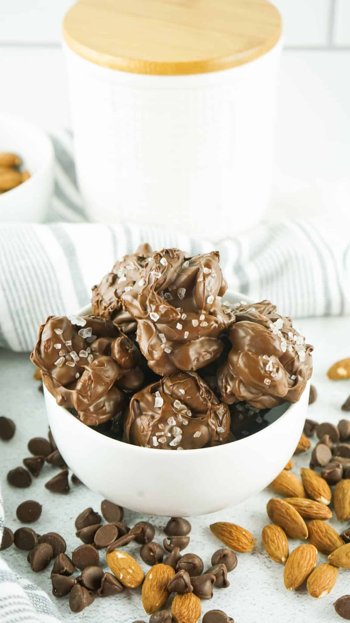 Sea Salt Chocolate Almond Clusters • FoodnService