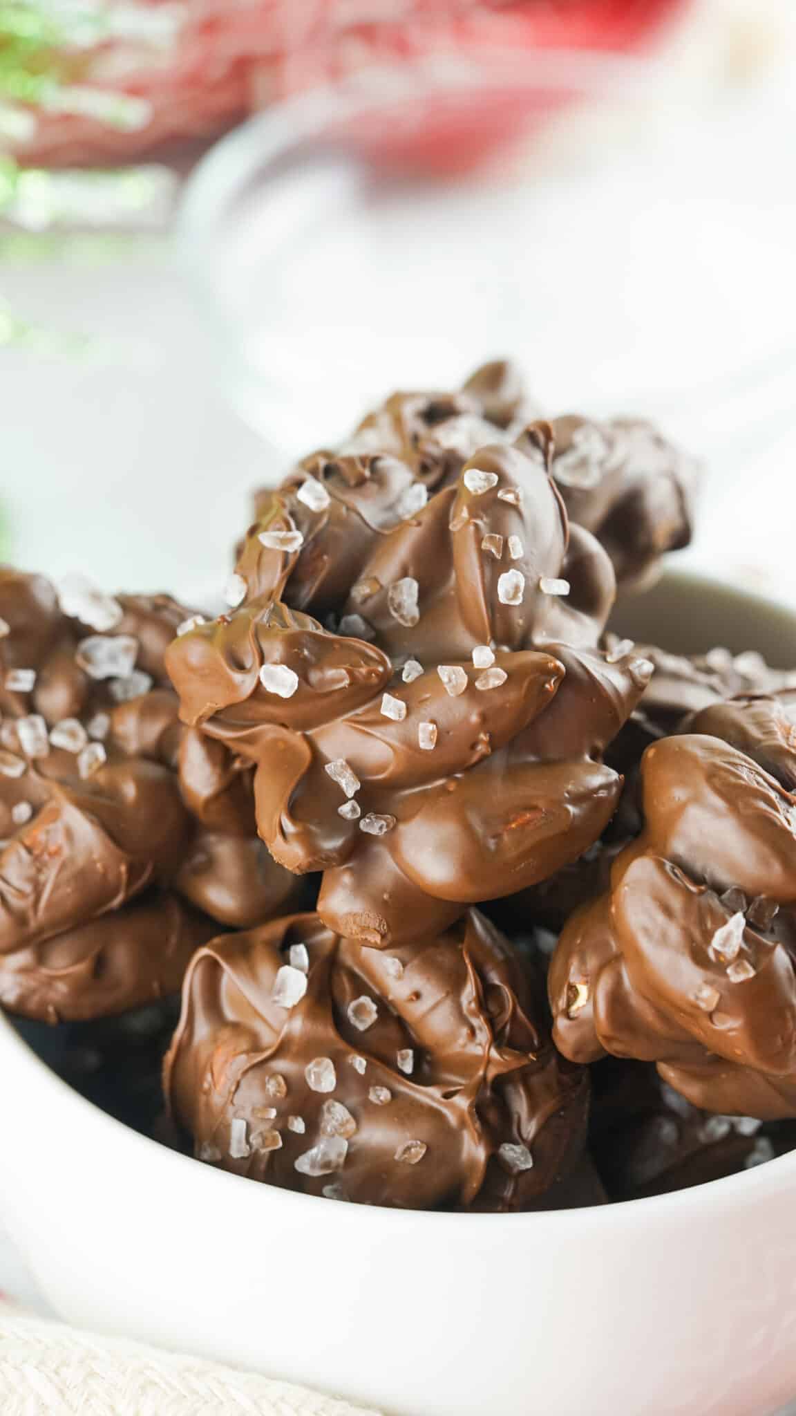 Sea Salt Chocolate Almond Clusters • FoodnService
