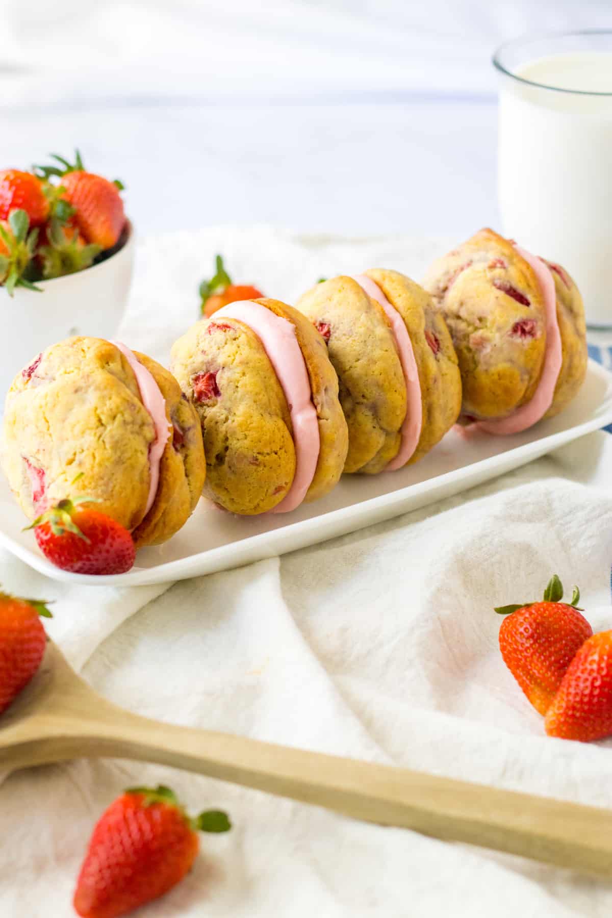 Strawberry Shortcake Whoopie Pies • FoodnService