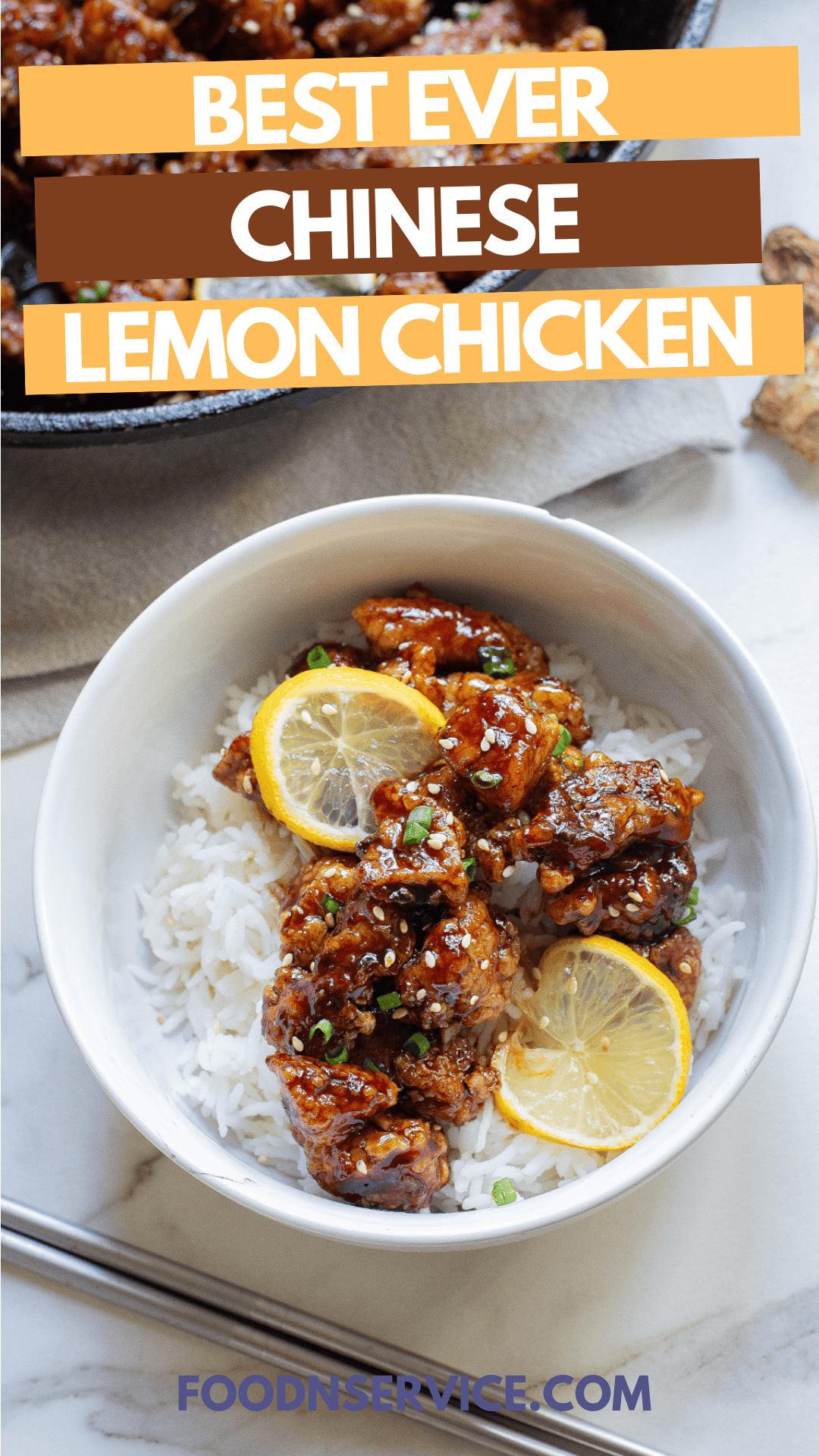 Better Than Takeout Chinese Lemon Chicken • FoodnService