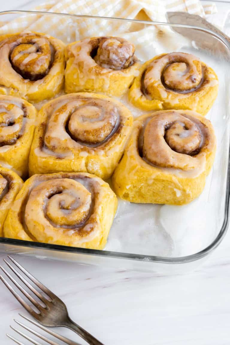 Pumpkin Cinnamon Rolls • FoodnService