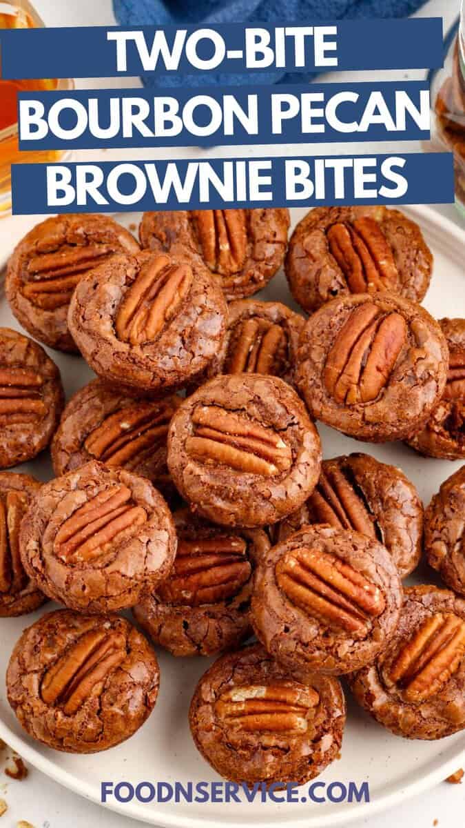 Bourbon Pecan Brownie Bites Recipe