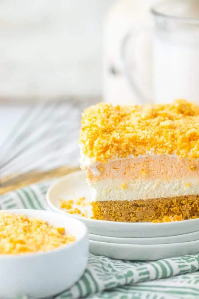 Orange Creamsicle Bars • (No-Bake)